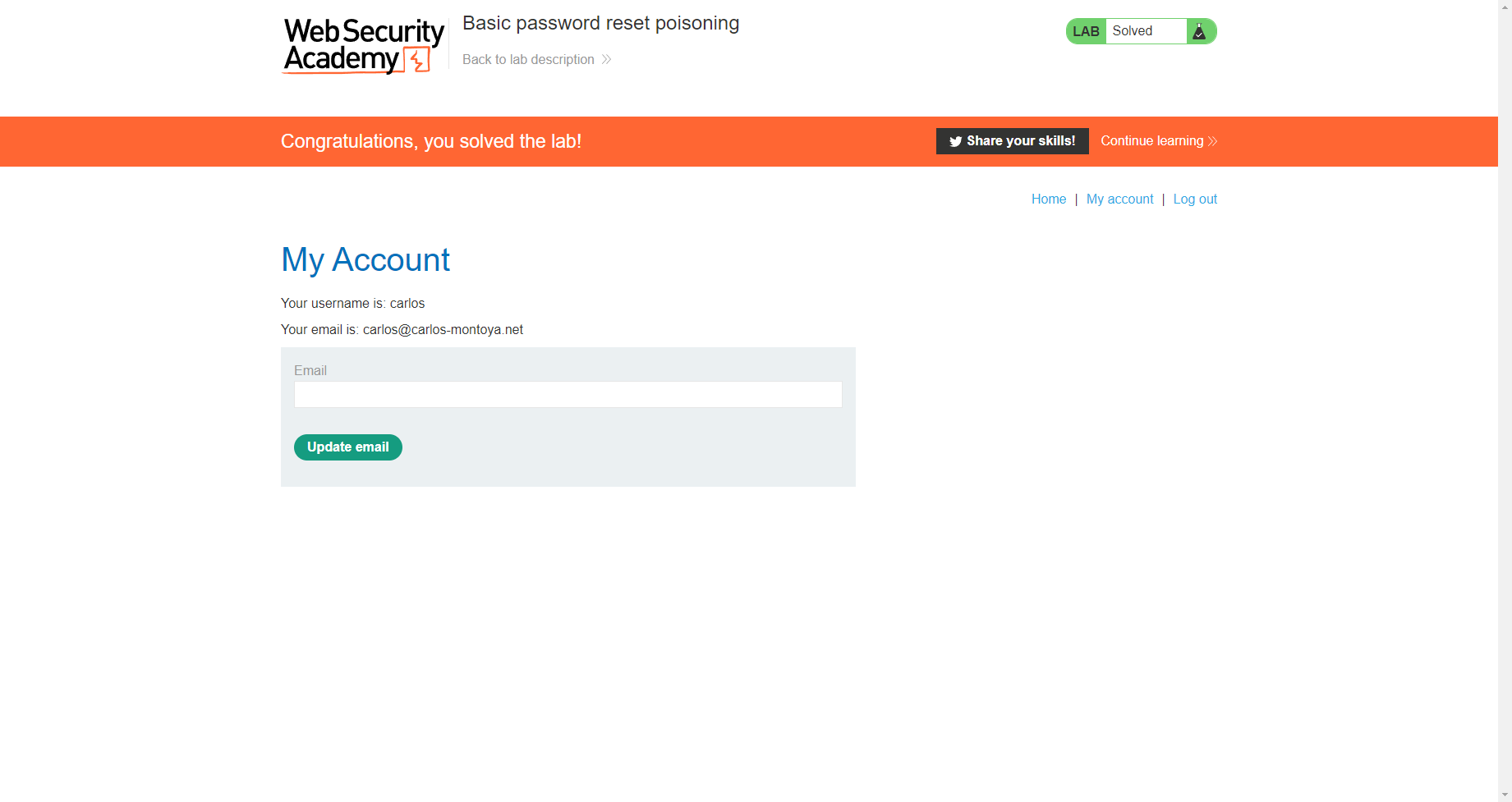 burpsuit 靶场( HTTP Host header attacks)-CSDN博客