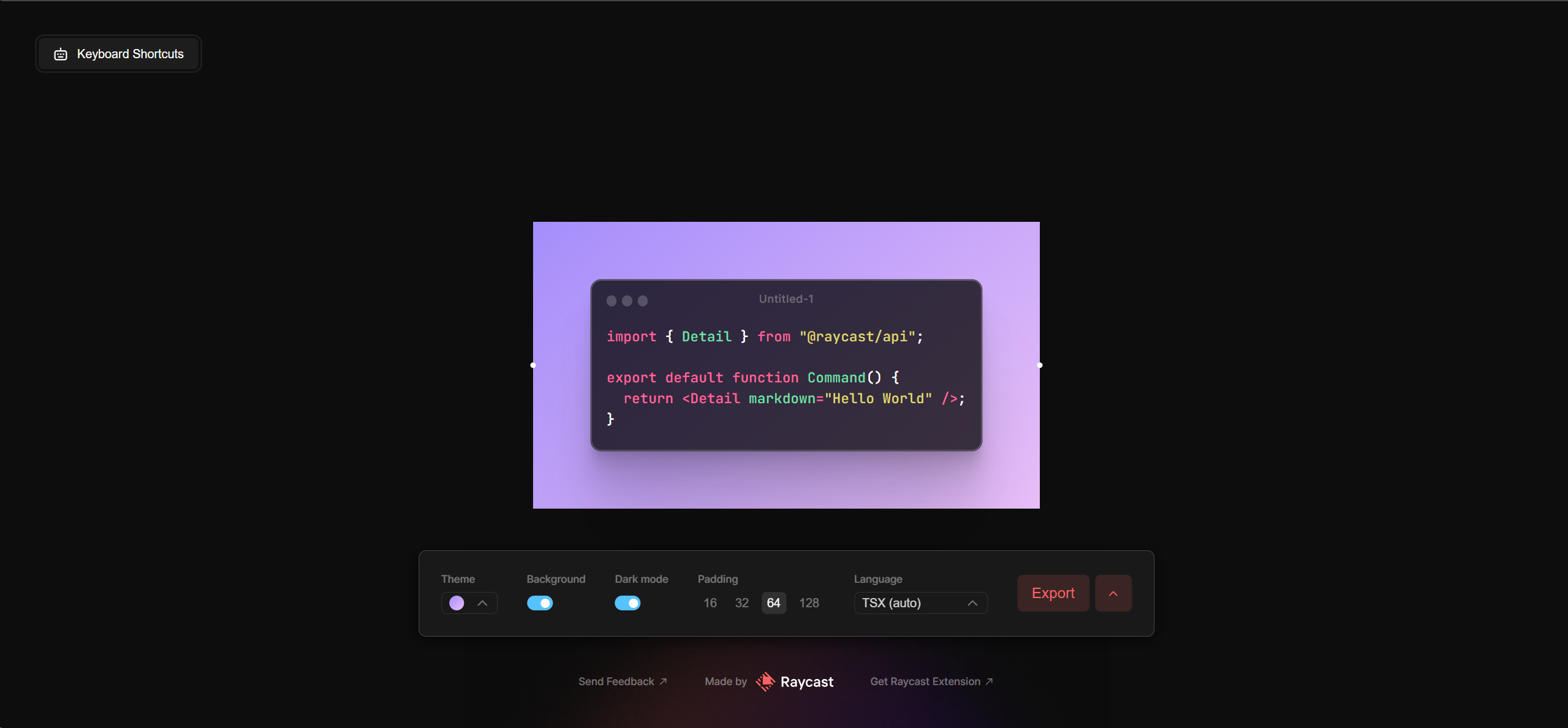 想要把代码片段转成图片？试试这几款在线工具_code-snapshot-CSDN博客