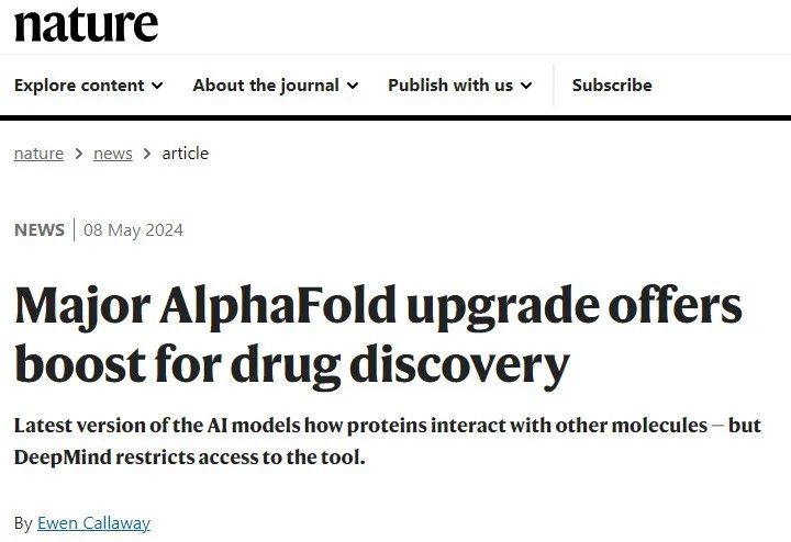 Nature | 突破性进展：AlphaFold3引领结构生物学进入新时代-CSDN博客