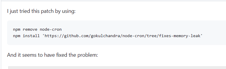 Node内存泄漏 node-cron和pm2共同使用造成内存泄漏_pm2 内存溢出-CSDN博客