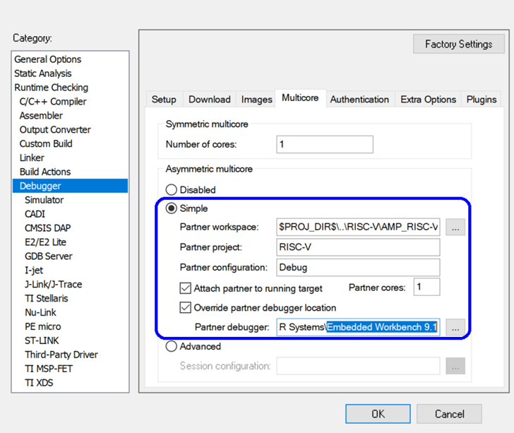 在 IAR Embedded Workbench中进行ARM+RISC-V多核调试_iar for riscv 使用-CSDN博客