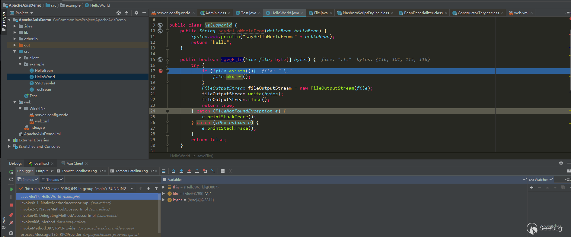 Java axis 配置host_Apache Axis1 与 Axis2 WebService 的漏洞利用总结-CSDN博客