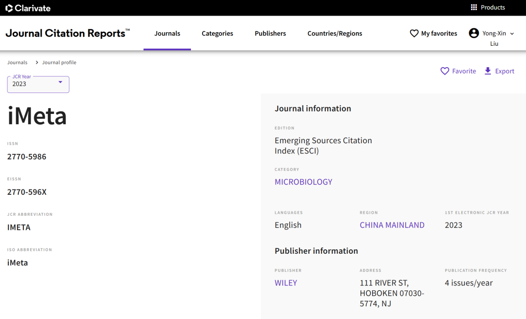 iMeta获得首个影响因子，位列微生物学研究期刊全球第一，SCI期刊Top 1%(2024/6/20)...-CSDN博客