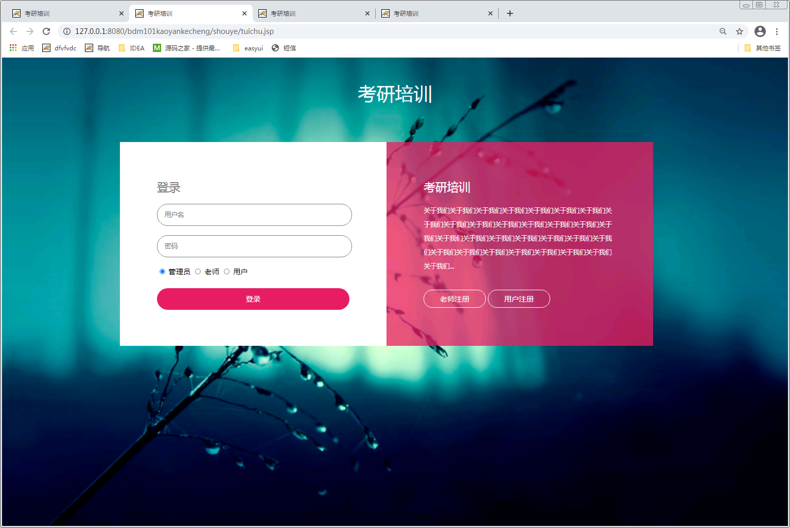 考研培训网站 Csdn博客 
