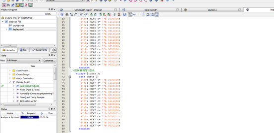 使能复位加载显示切换的8位计数器设计verilog代码quartus仿真8位计数器复位信号 Csdn博客