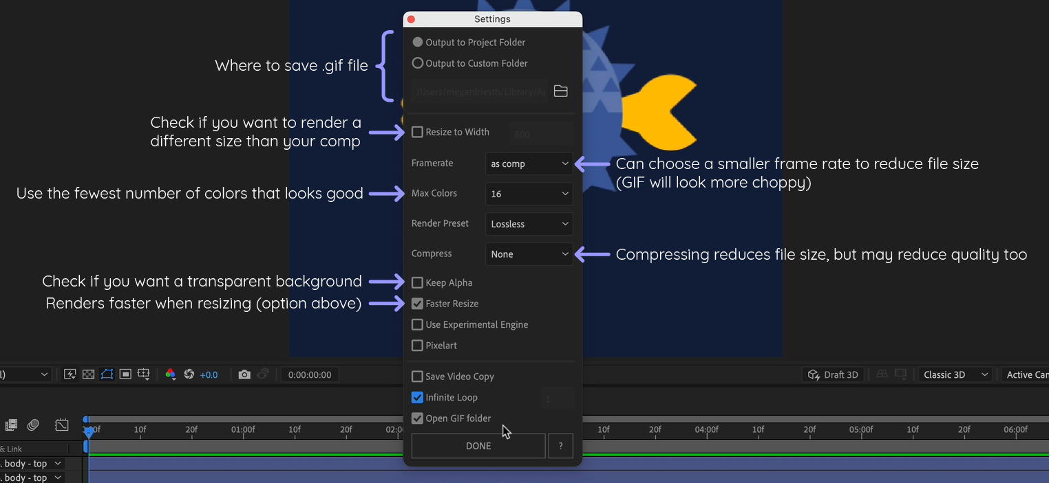 After Effects 如何渲染导出 GIF？_ae渲染gif-CSDN博客