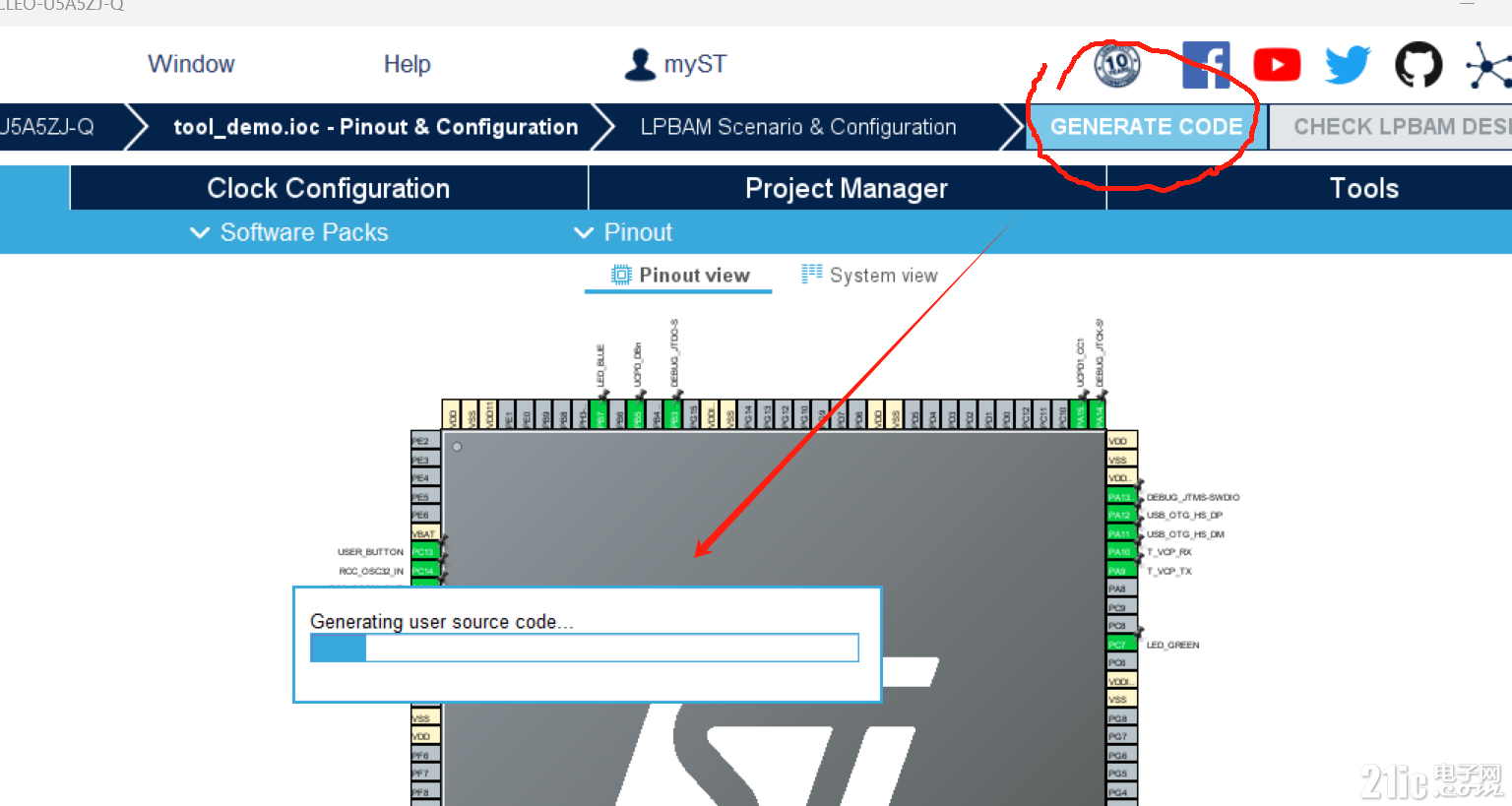 [STM32U5]【NUCLEO-U5A5ZJ-Q测评】1.开箱和开发环境准备_nucleo-u5a5zj 硬禾-CSDN博客