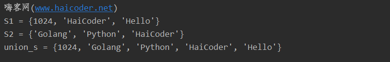 python set union,Python集合(set)并集-CSDN博客