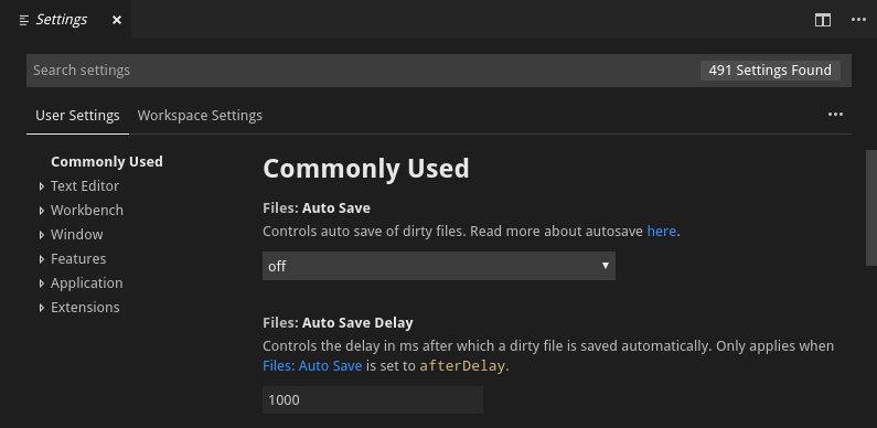 Vscode setting json 