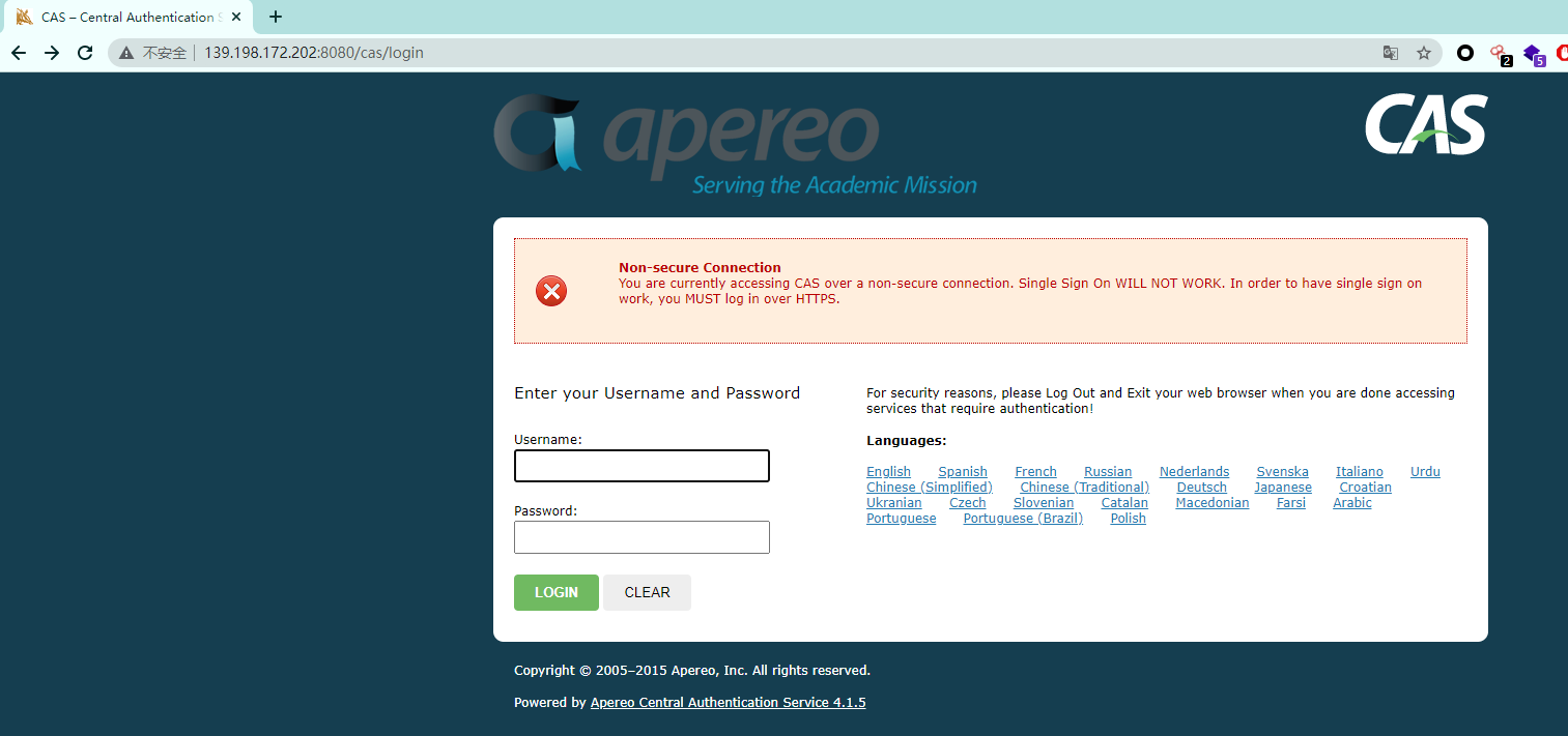Apereo-cas反序列化漏洞复现_apereo cas 4.x反序列化漏洞修复-CSDN博客