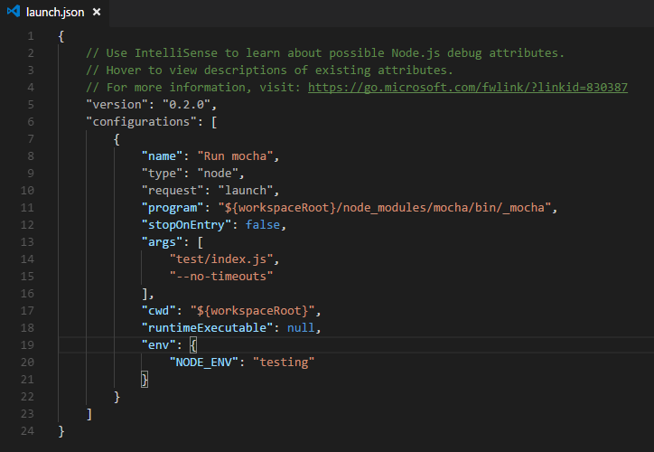 VSCode下调试mocha测试用例_vscode ${workspaceroot} 测试-CSDN博客