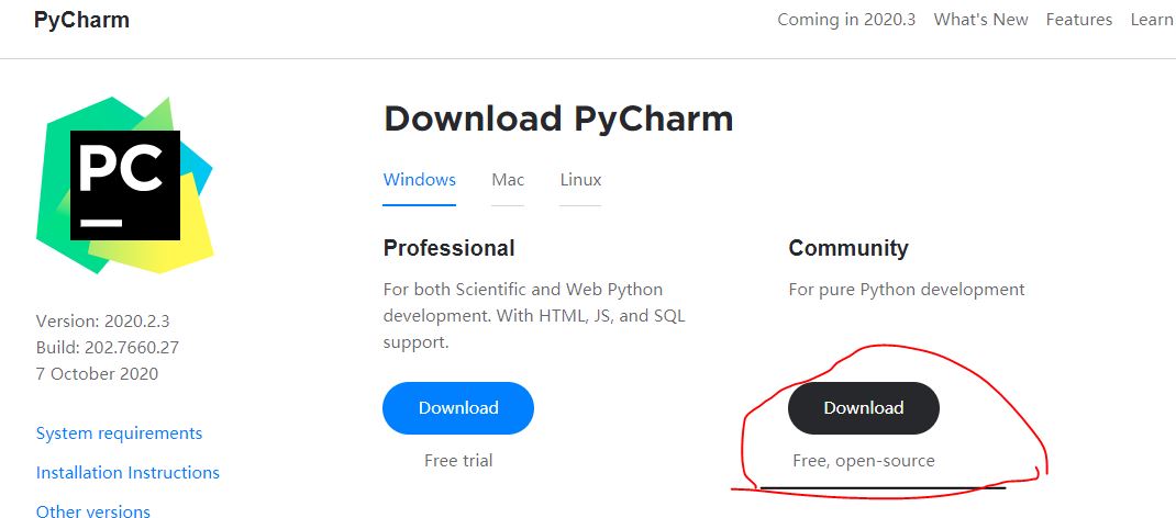 pycharm社区版安装- Python3.8.6安装_python3.8.6适合什么版本pycharm-CSDN博客