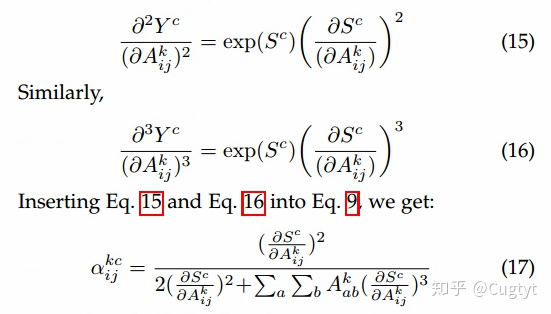 梯度grad公式_【论文翻译】Grad-CAM++，可视化卷积的升级-CSDN博客