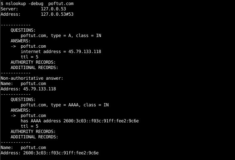 nslookup命令示例教程-CSDN博客