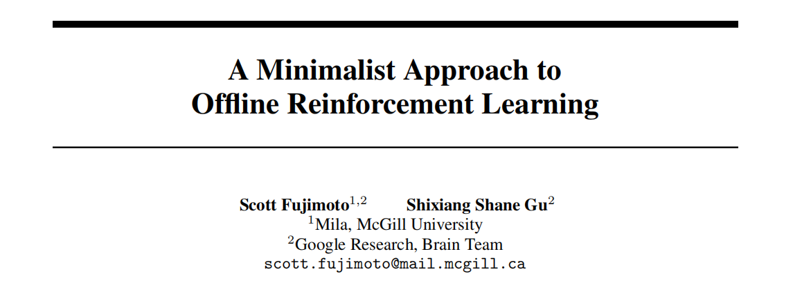 离线强化学习(Offline RL)系列3: (算法篇) TD3+BC 算法详解与实现（经验篇）-CSDN博客