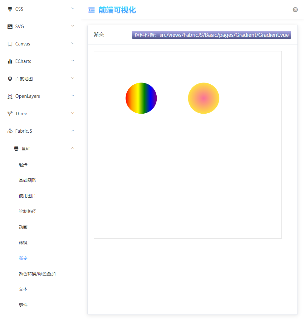 在 Vue3中使用Fabric.js实现渐变(Gradient)效果，包括径向渐变radial-CSDN博客