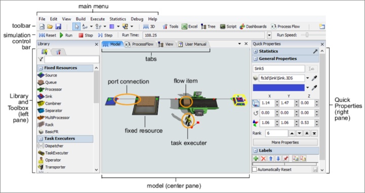 flexsim怎么设置传送带方向_Flexsim仿真教程（一）-CSDN博客