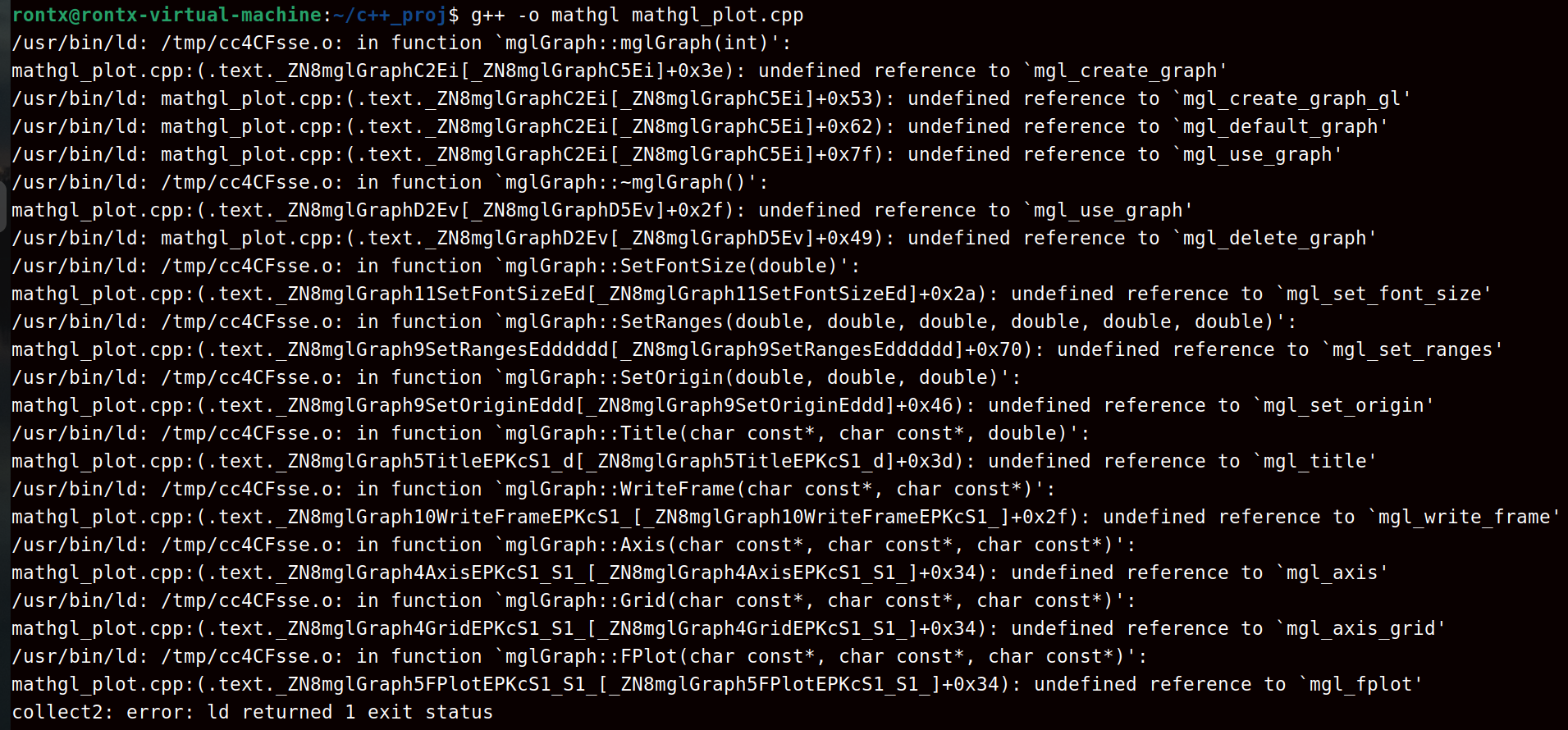 【转载】MathGL中报错：undefined reference to `mgl_create_graph‘的解决方法_ubuntu c++ mathgl-CSDN博客