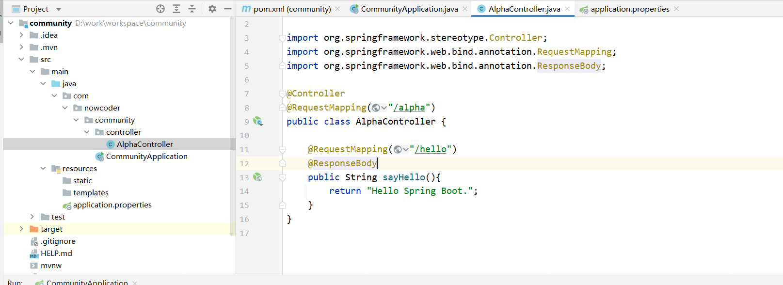 第1章 初识Spring Boot，开发社区首页（上）_intelj maven archetype spring initalizr-CSDN博客