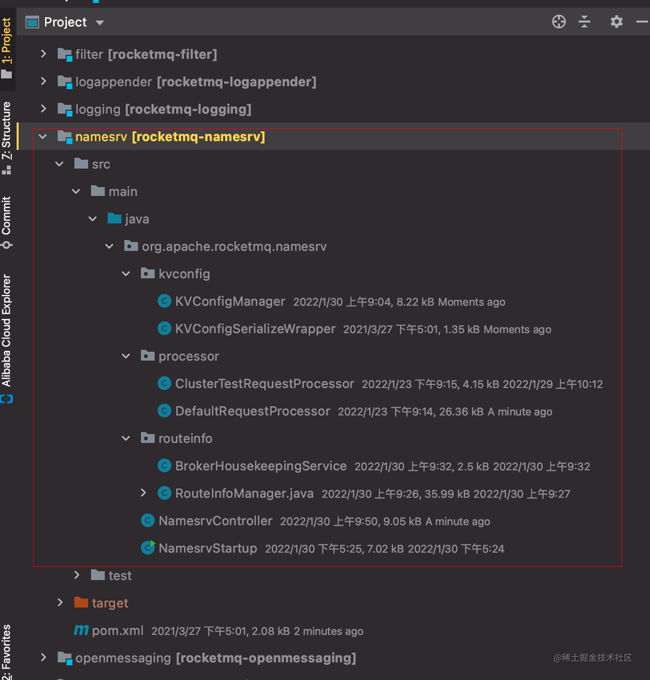 RocketMQ源码分析之Namesrv篇（一）_mqnamesrv-CSDN博客