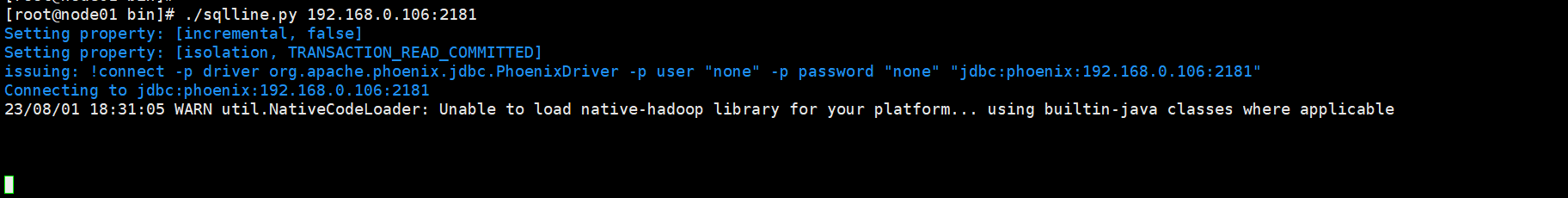 Phoenix连接单机版hbase亲测可用phoenix Hbase 25 513 Bintargz 下载 Csdn博客 
