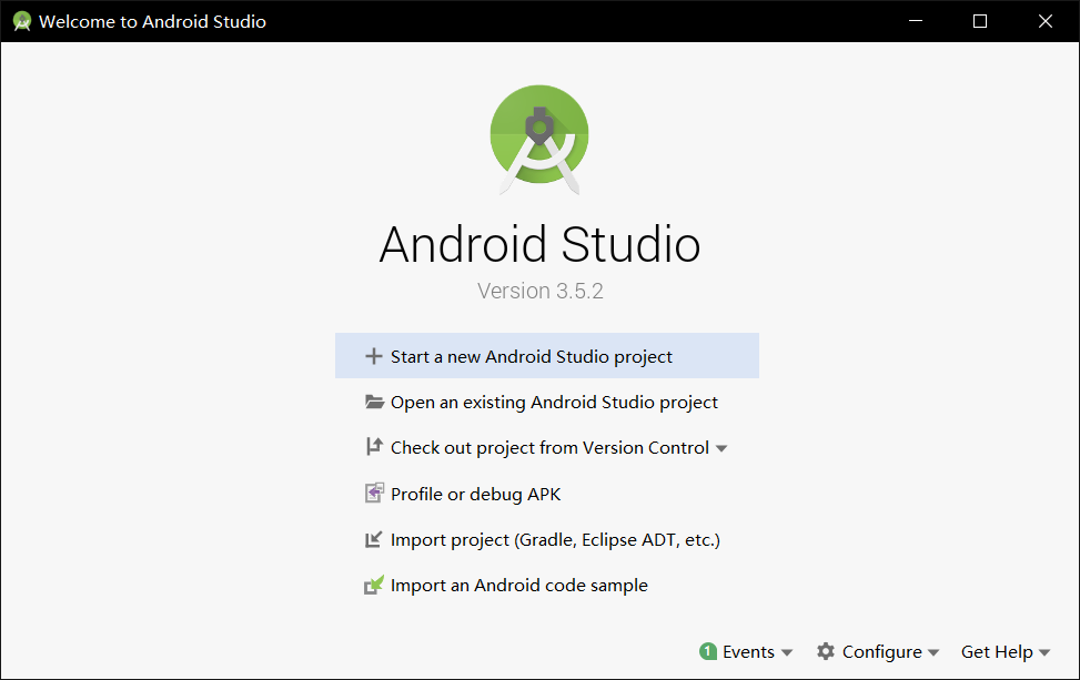2、创建和运行第一个Android Studio项目_启动android studio项目成功长什么样子-CSDN博客