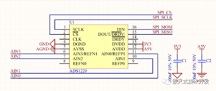 ADS1220的几种应用介绍（含源码）-CSDN博客