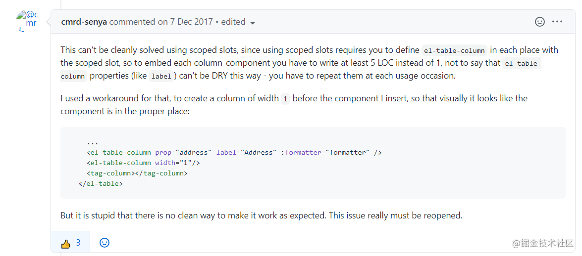 Element 封装表格table Column列顺序不对 El Table Column顺序错乱 Csdn博客