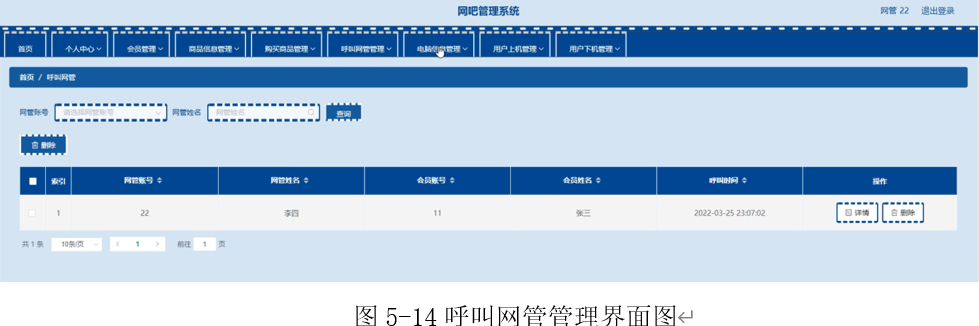 69网吧管理系统的设计与实现springboot Mysqljava Bs结构可运行源码数据库lw会员管理，商品管理，呼叫