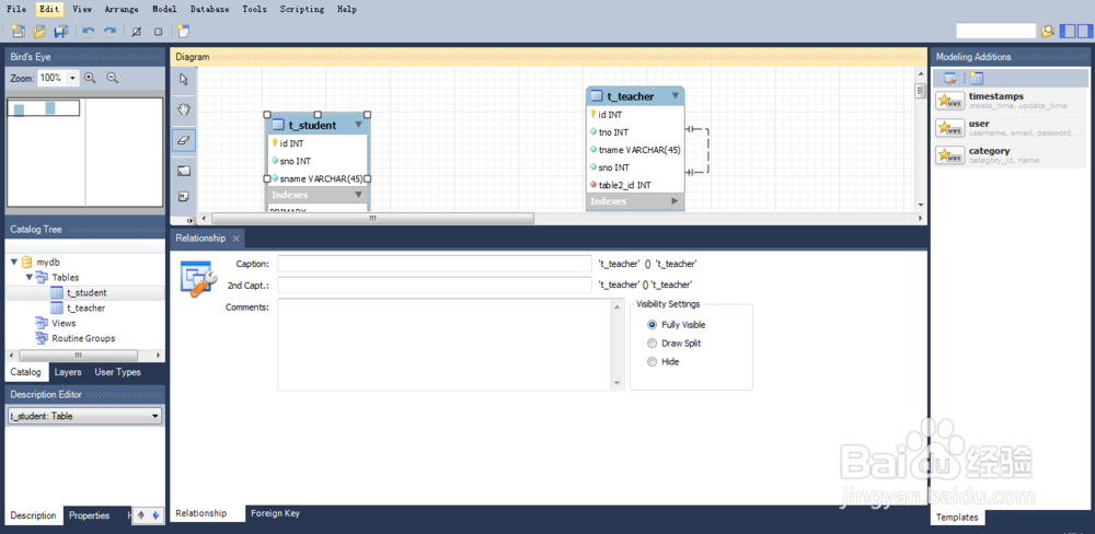 如何利用MySQL Workbench创建Model EER 图_mysql eer diagram-CSDN博客