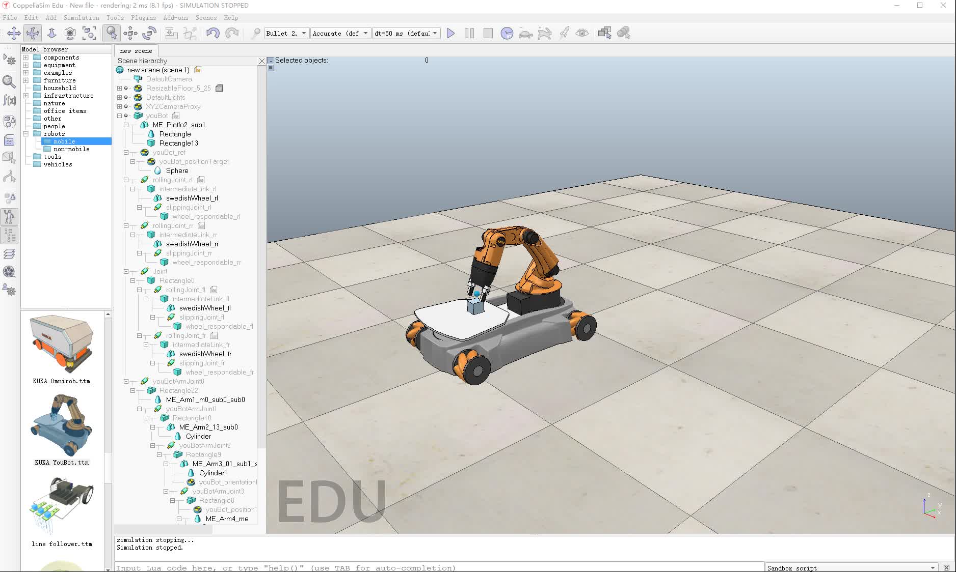 六自由度机器人逆向运动学_【V-REP自学笔记（三）】用代码控制机器人运动-CSDN博客