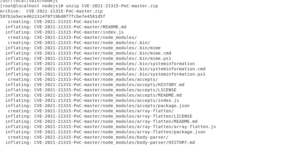 Node.Js命令执行漏洞（CVE-2021-21315）复现及排查_node.js 命令执行 (cve-2021-21315)-CSDN博客