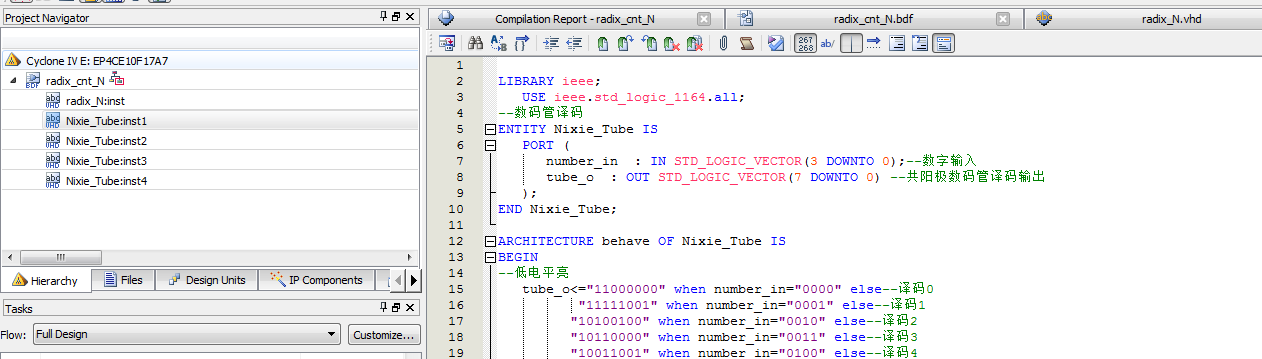 基于FPGA的任意进制计数器VHDL代码Quartus仿真_vhdl计数器仿真图-CSDN博客