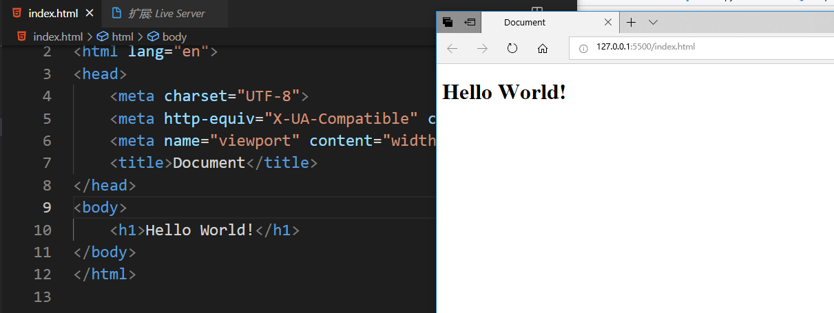 Vscode 使用教程 5live Server实时预览html效果vscode实时预览html Csdn博客