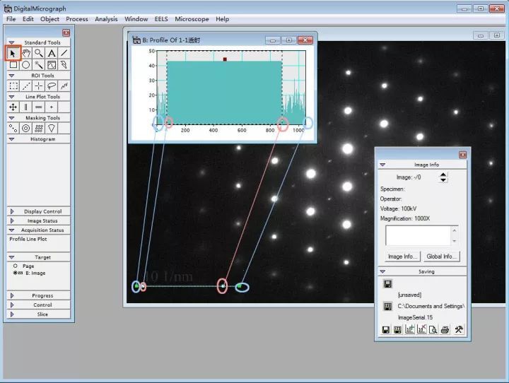 测试晶面间距软件_TEM衍射斑点标定之DM软件_亦梦如是的博客-CSDN博客