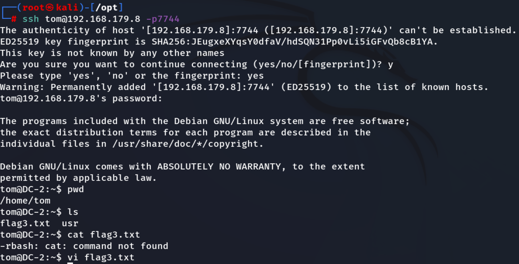 vulnhub渗透测试DC-2漏洞复现-CSDN博客
