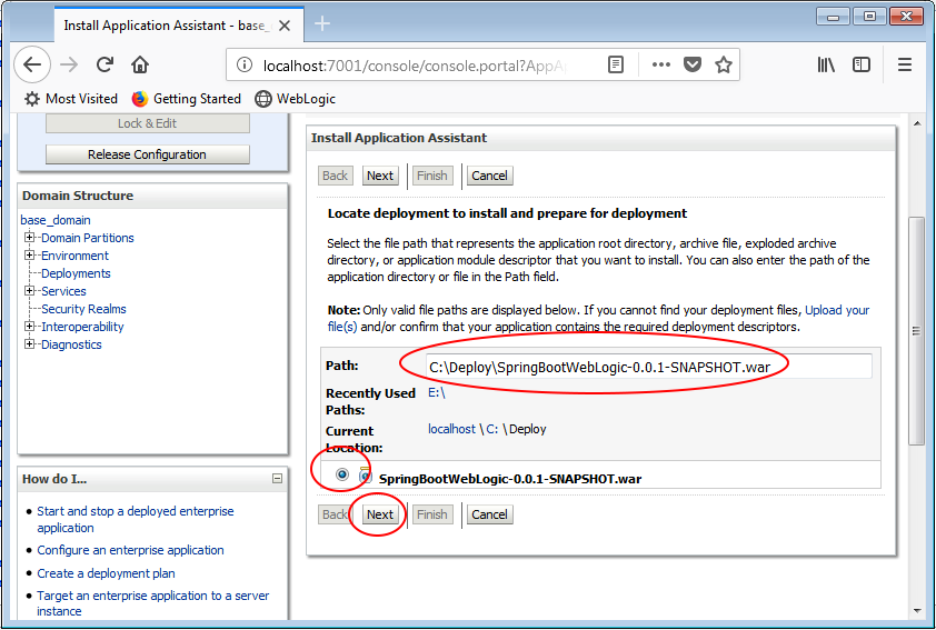在 Oracle WebLogic Server 上部署 Spring Boot 应用程序_springboot 部署weblogic-CSDN博客