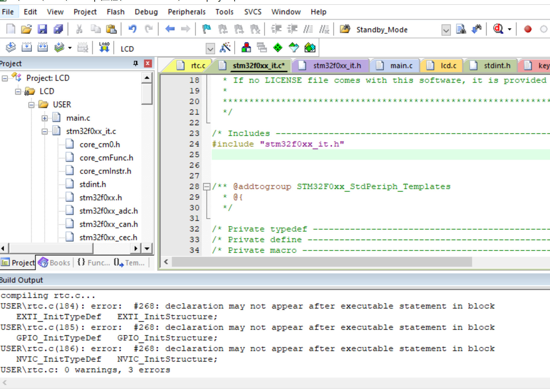遇到的一些问题与解决_error #541: 'keil.arm compiler::compiler:event rec-CSDN博客