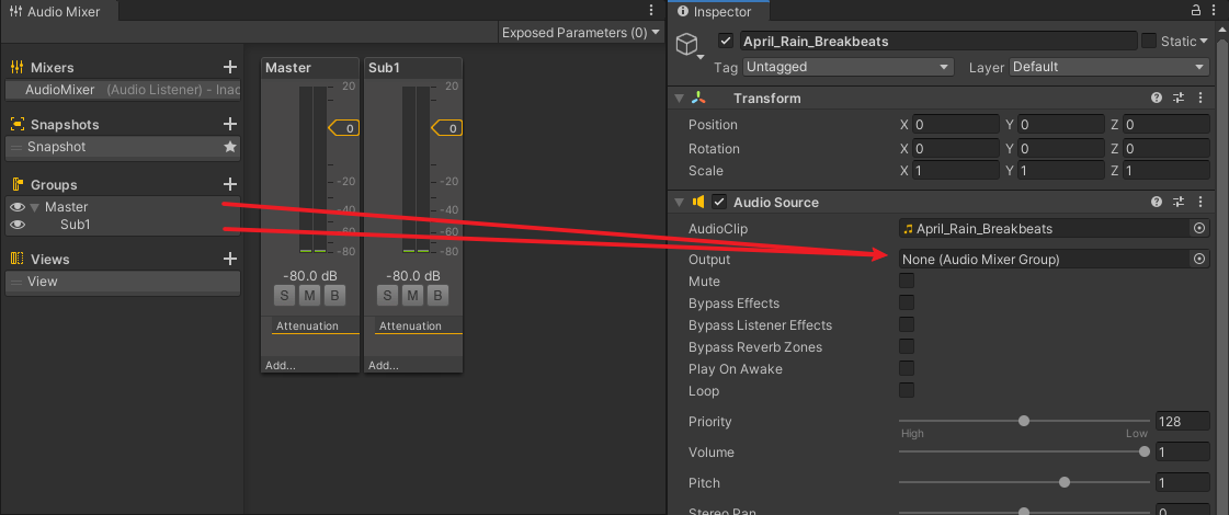 Unity声音系统笔记_unity disable unity audio-CSDN博客