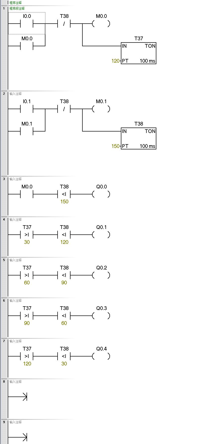 200-Smart学习笔记:比较传送移位指令的用法案例(1)_5台电动机顺序启动,间隔5s;停止时逆序停止,间隔5s-CSDN博客