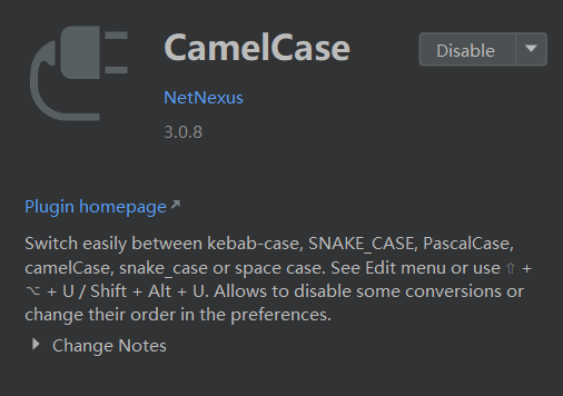 Idea插件之CamelCase驼峰转换_kebab-case 与 pascalcase 转换-CSDN博客