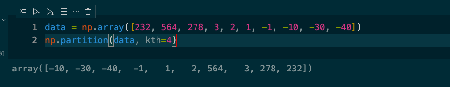 np.partition介绍-CSDN博客