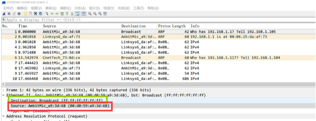 EduCoder 计算机网络实验 以太网与ARP协议分析_头歌以太网与arp协议分析答案-CSDN博客
