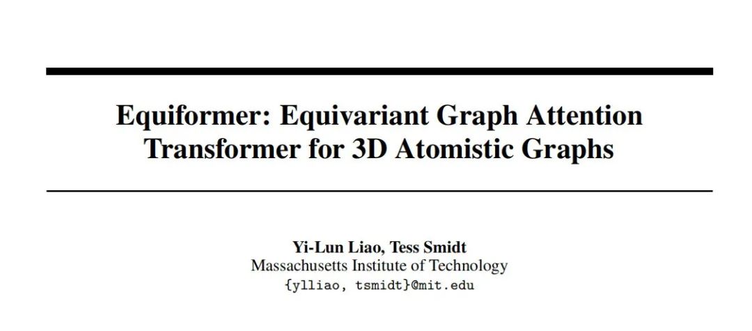 学术速运|Equiformer：用于三维原子图的等变量图注意变换器_equivariant graph transformer-CSDN博客