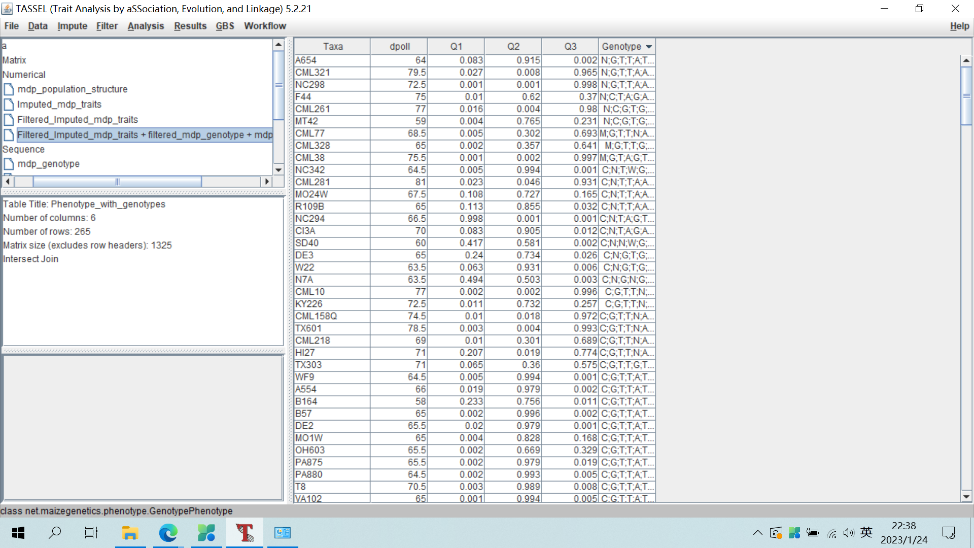 TASSEL5中利用GLM模型进行GWAS分析-CSDN博客