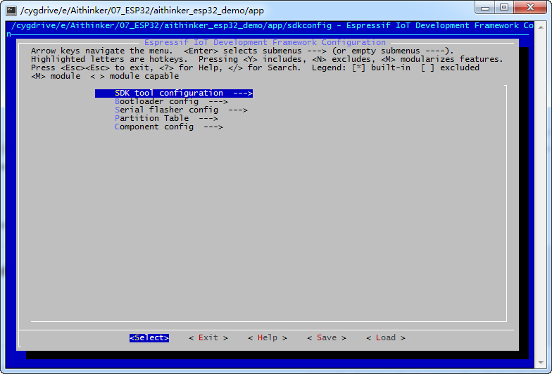 如何配置 ESP32 menuconfig 图形界面-CSDN博客