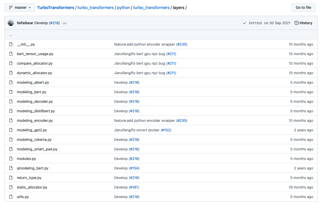 TurboTransformers 加速预训练模型推理_automodel.from_pretrained-CSDN博客